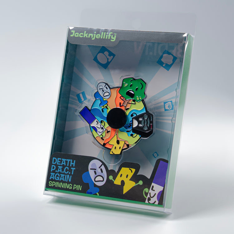 DEATH P.A.C.T AGAIN Spinning Pin – Jacknjellify